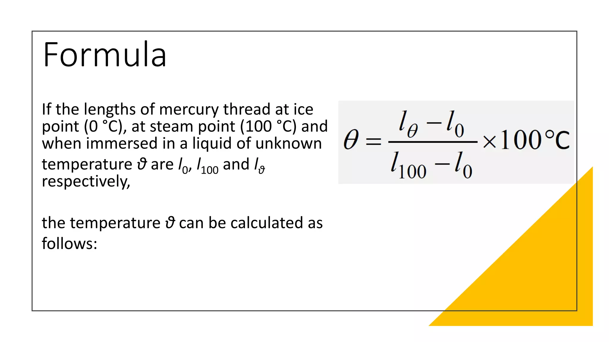 Thermometer calibration | PDF