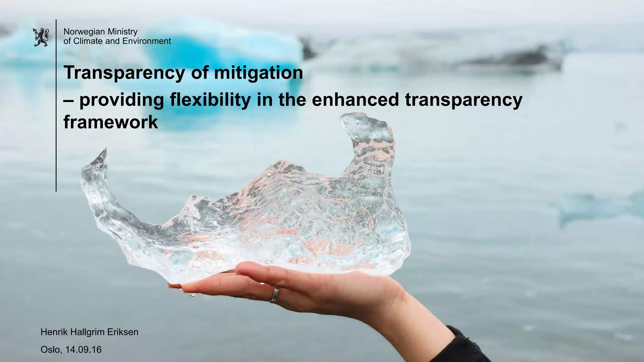 Transparency of mitigation - providing flexibility in the enhanced ...