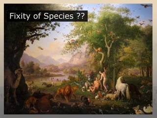 History and fundamentals of evolutionary theory | PPT