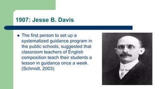 History of guidance and counseling | PDF