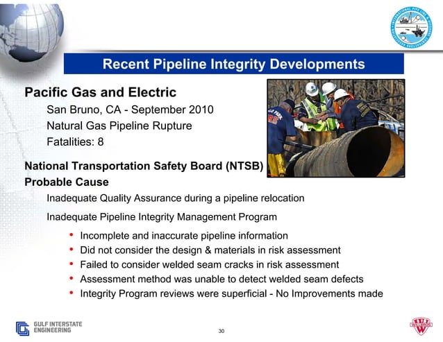 Rebuilding the World's Pipeline Infrastructure | PPT