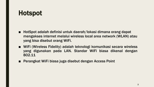 Hotspot | PPT