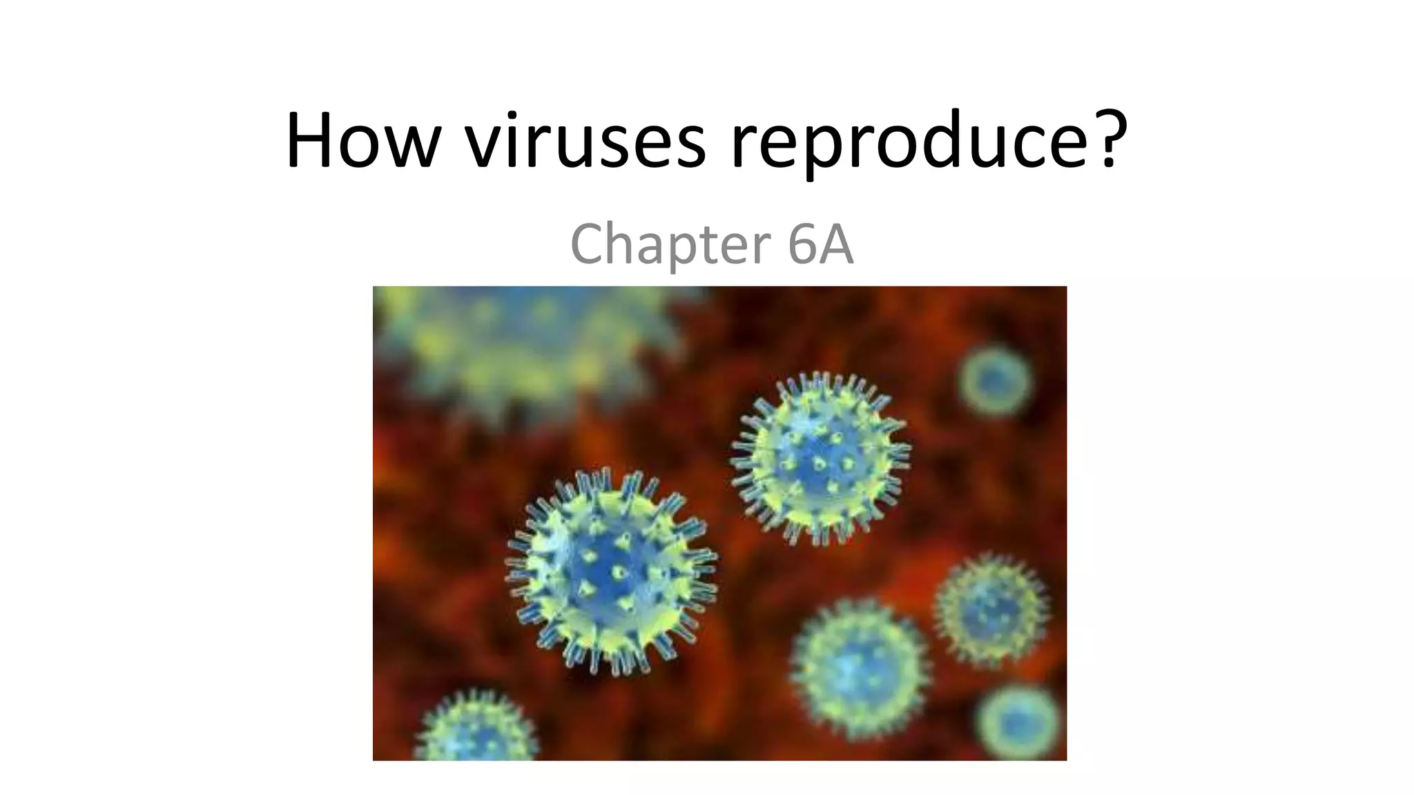IAL Biology-How viruses reproduce | PPTX
