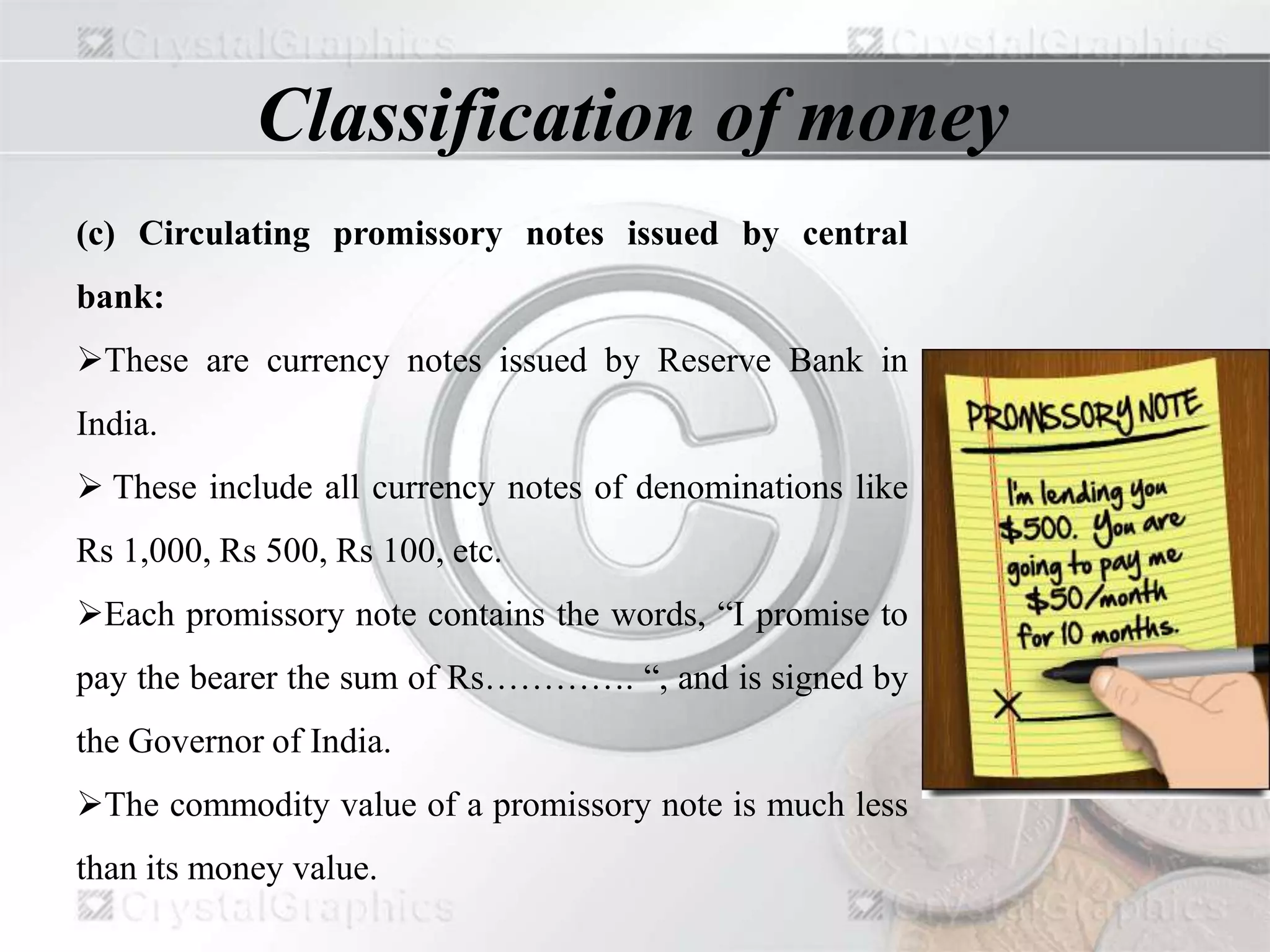 Functions and Classification of Money | PPTX
