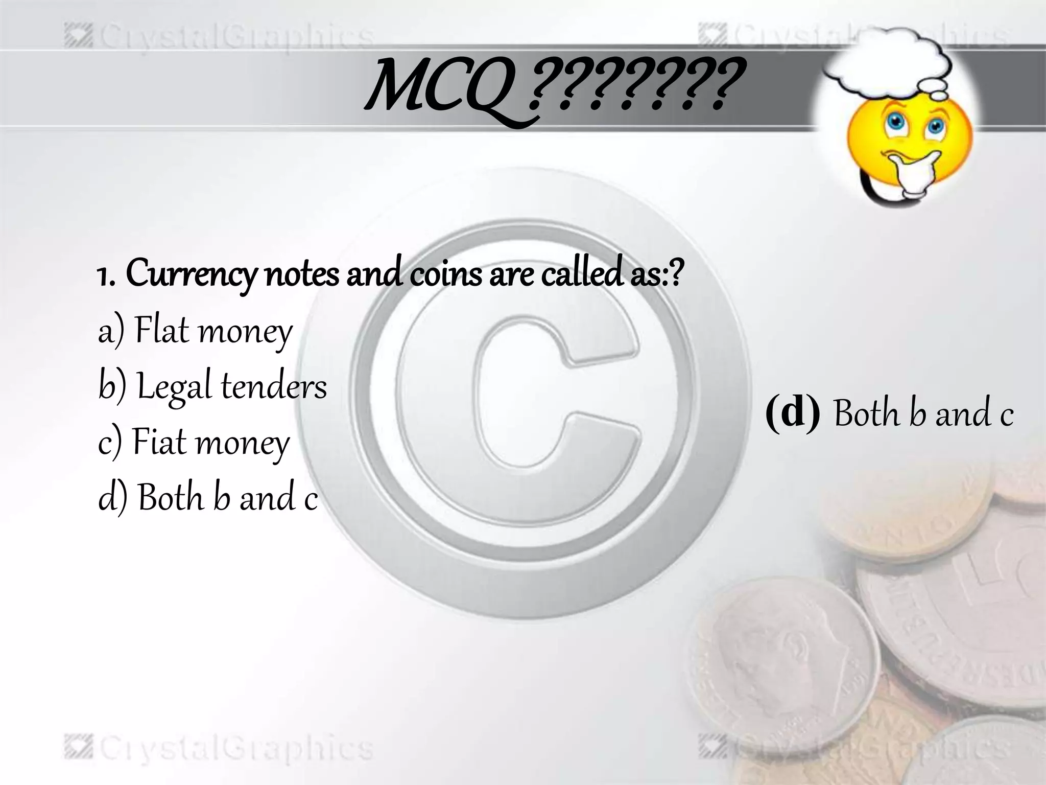 Functions and Classification of Money | PPTX