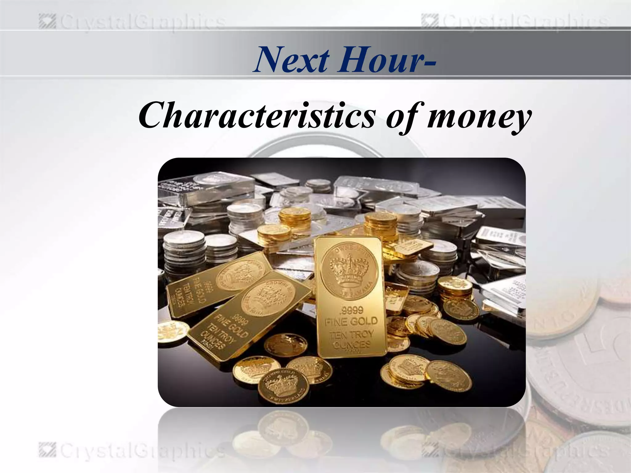 Functions and Classification of Money | PPTX