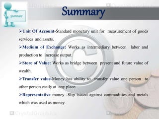 Functions and Classification of Money | PPTX
