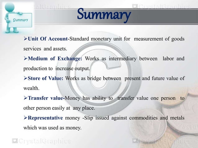 Functions and Classification of Money | PPTX