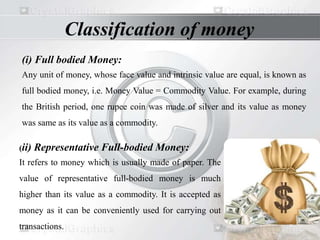 Representative Money Examples