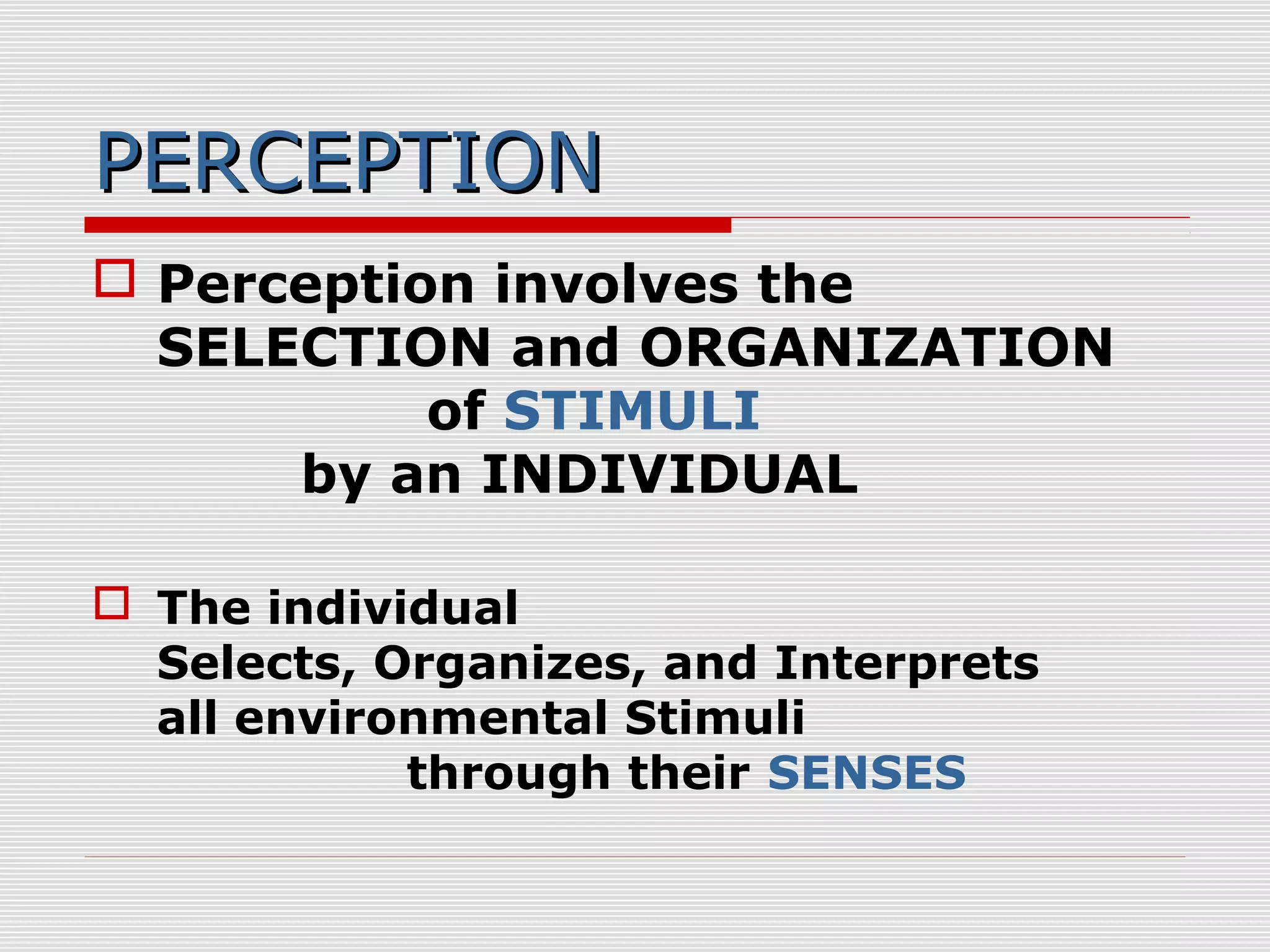 Perception | PPT