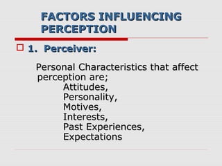 2hrly gs ch p perception | PPT