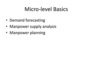hrp micro and macro level | PPTX