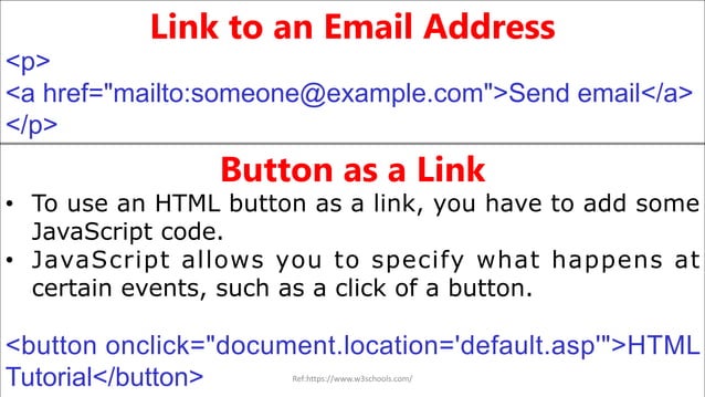 What is HTML Hyperlinks and HTML Images? | PDF | Web Design and HTML | Internet