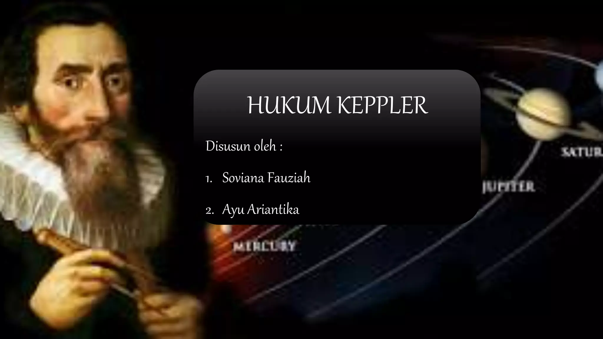 astronomi hukum kepler | PPTX