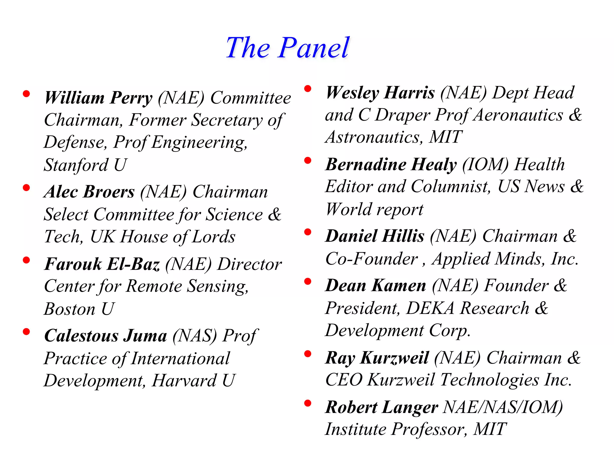 Grand challenges for engineering | PDF