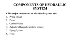 2 hydraulic motor and control component | PPTX