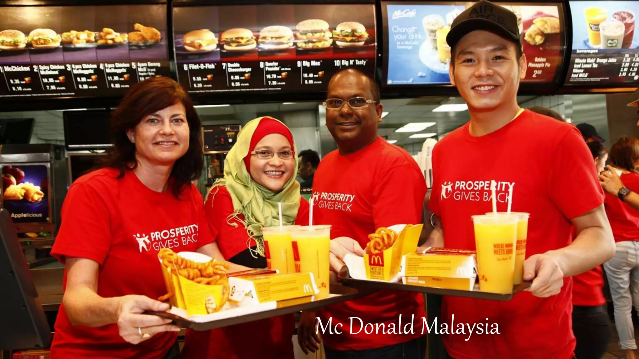Mcdonald malaysia- organization management | PPTX