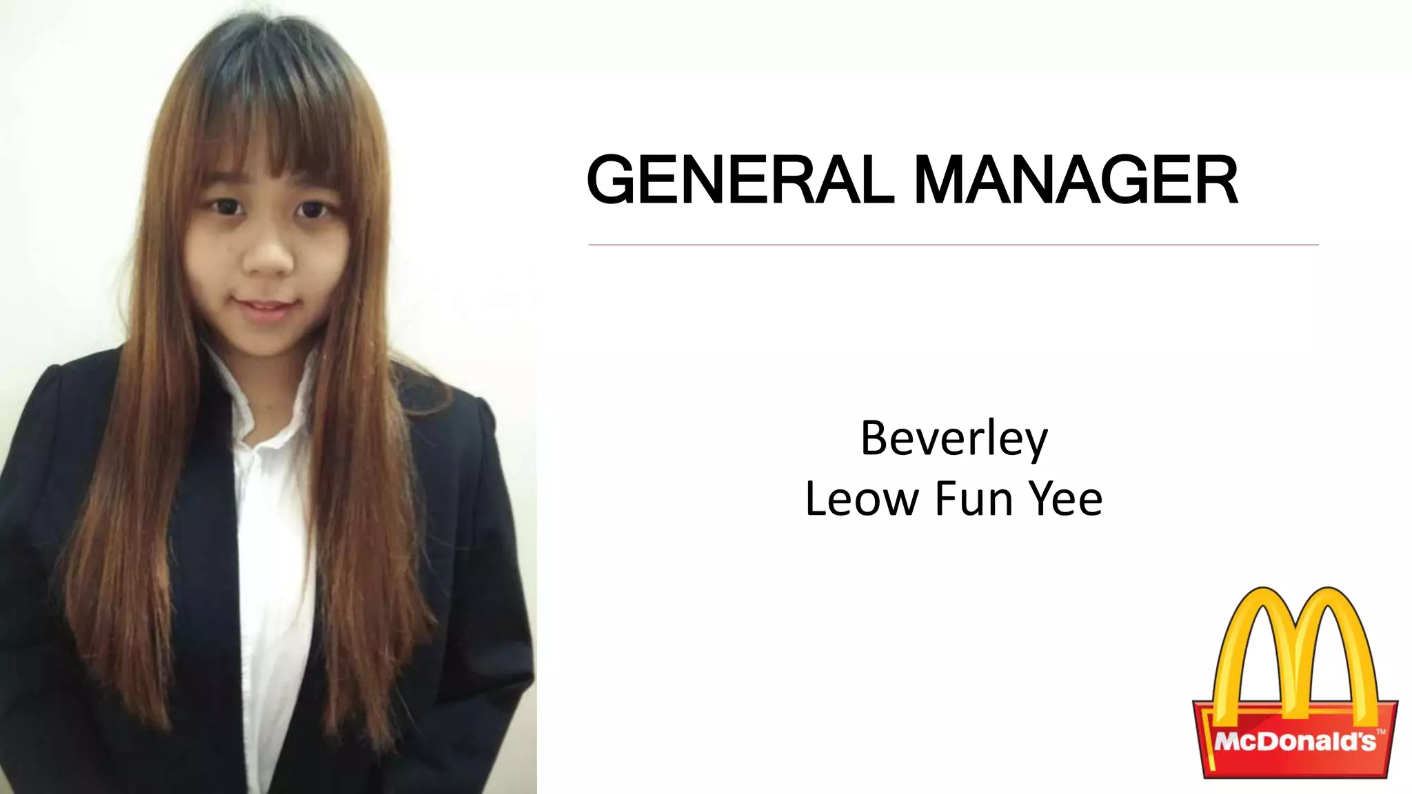 Mcdonald malaysia- organization management | PPTX