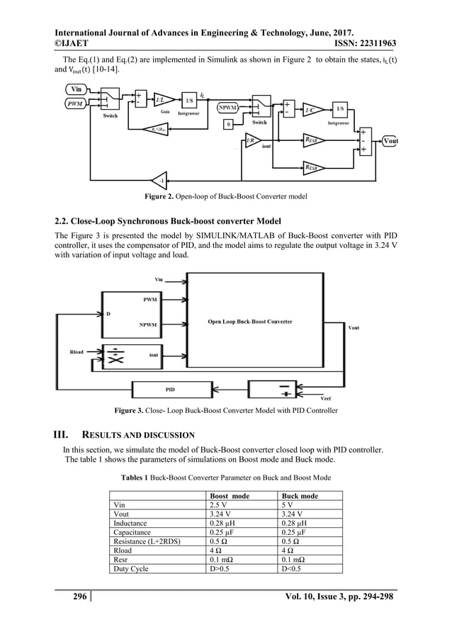 A LOW VOLTAGE DYNAMIC SYNCHRONOUS DC-DC BUCK-BOOST CONVERTER FOUR SWITCHES | PDF