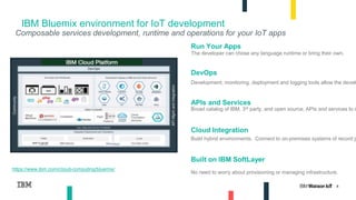IoT Platform Meetup - IBM | PPT