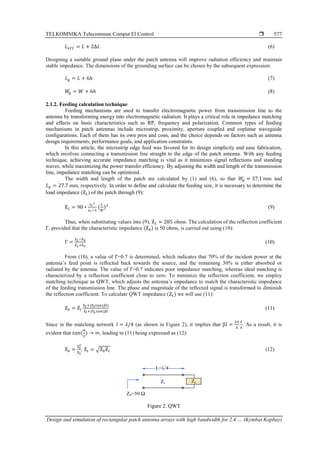 Design and simulation of rectangular patch antenna arrays with high bandwidth for 2.4 GHz ISM ...