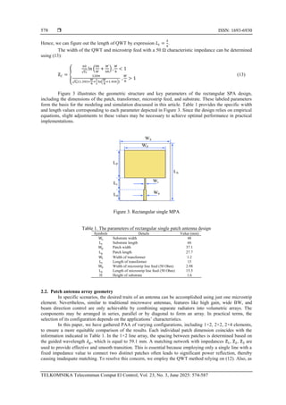 Design and simulation of rectangular patch antenna arrays with high ...