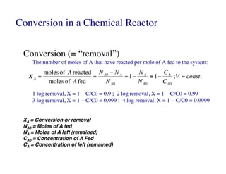 Unit Operations and water and wastewater treatment2 ideal reactor ...