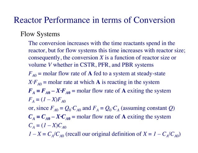 Unit Operations and water and wastewater treatment2 ideal reactor ...