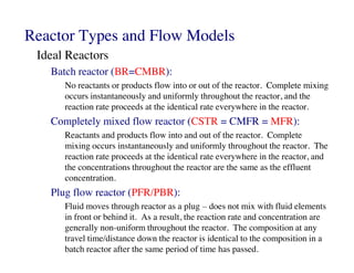 Unit Operations and water and wastewater treatment2 ideal reactor ...