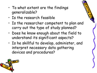 2 Identifying a Research Problem PowerPoint | PPT