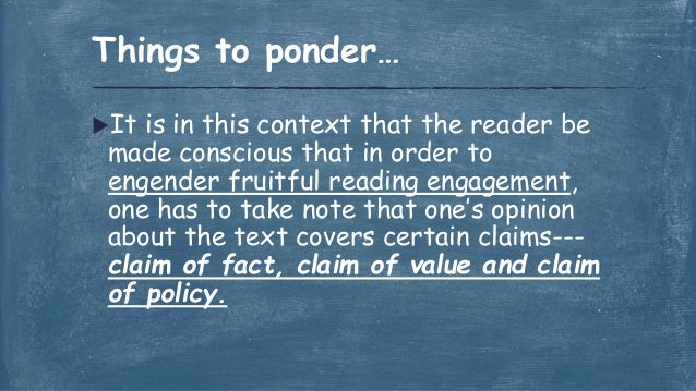 Identifying Explicit And Implicit Claim In A Text 