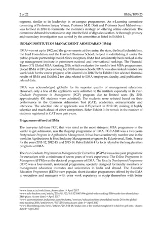 Online education case study (1) | PDF