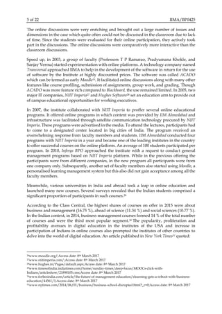 Online education case study (1) | PDF