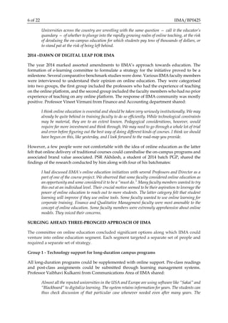 Online education case study (1) | PDF