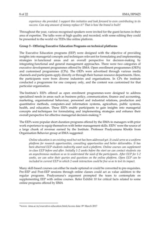 Online education case study (1) | PDF