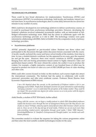 Online education case study (1) | PDF