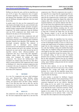 Comparison of Compression Algorithms in text data for Data Mining | PDF