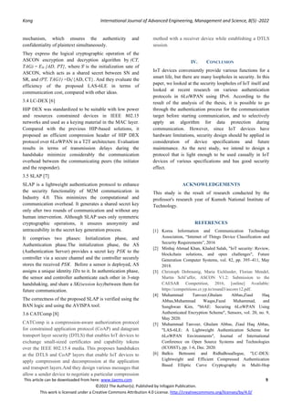 Information Security Technology for IPv6-based IoT (Internet-of-Things ...