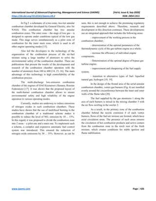 Review of Gas Turbine Combustion Chamber Designs to Reduce Emissions | PDF