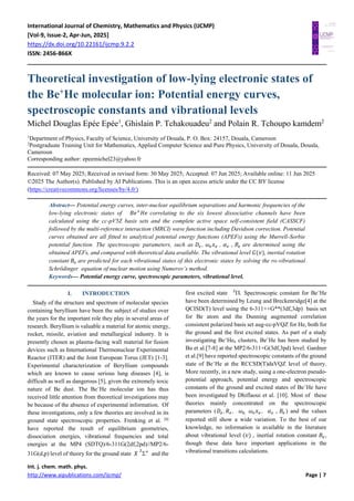 Theoretical investigation of low-lying electronic states of the Be+He ...