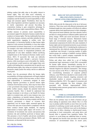 Human Rights and Corporate Accountability: Advocating for Corporate Social Responsibility | PDF
