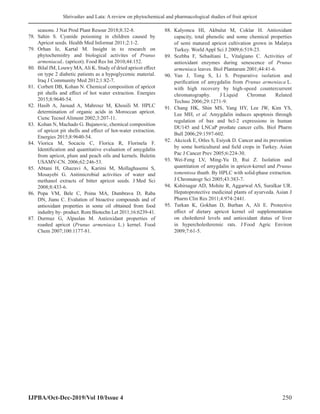 A Review on Phytochemical and Pharmacological Studies of Fruit Prunus ...