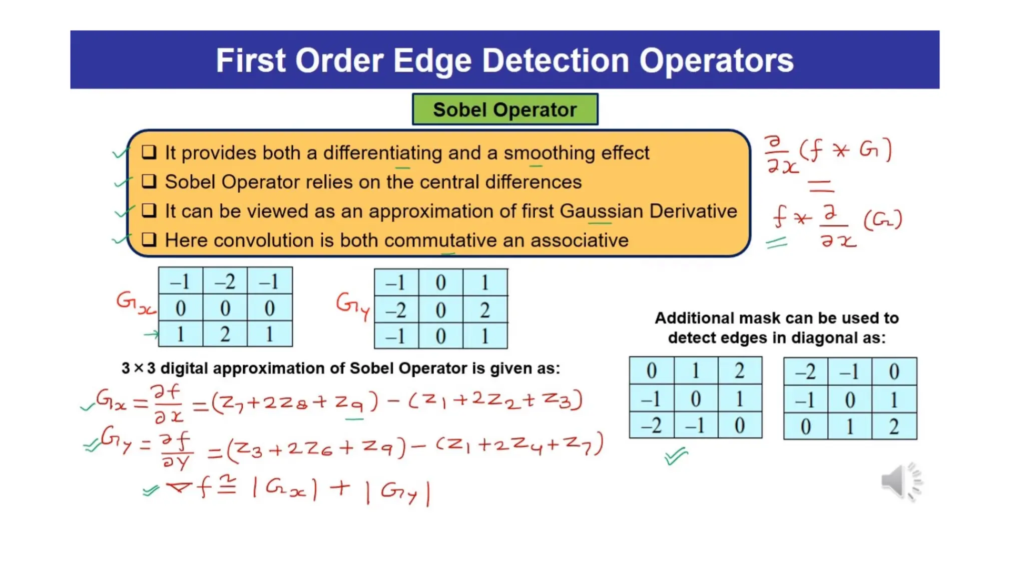 Image Segmentation First Order Edge Detection Pptx