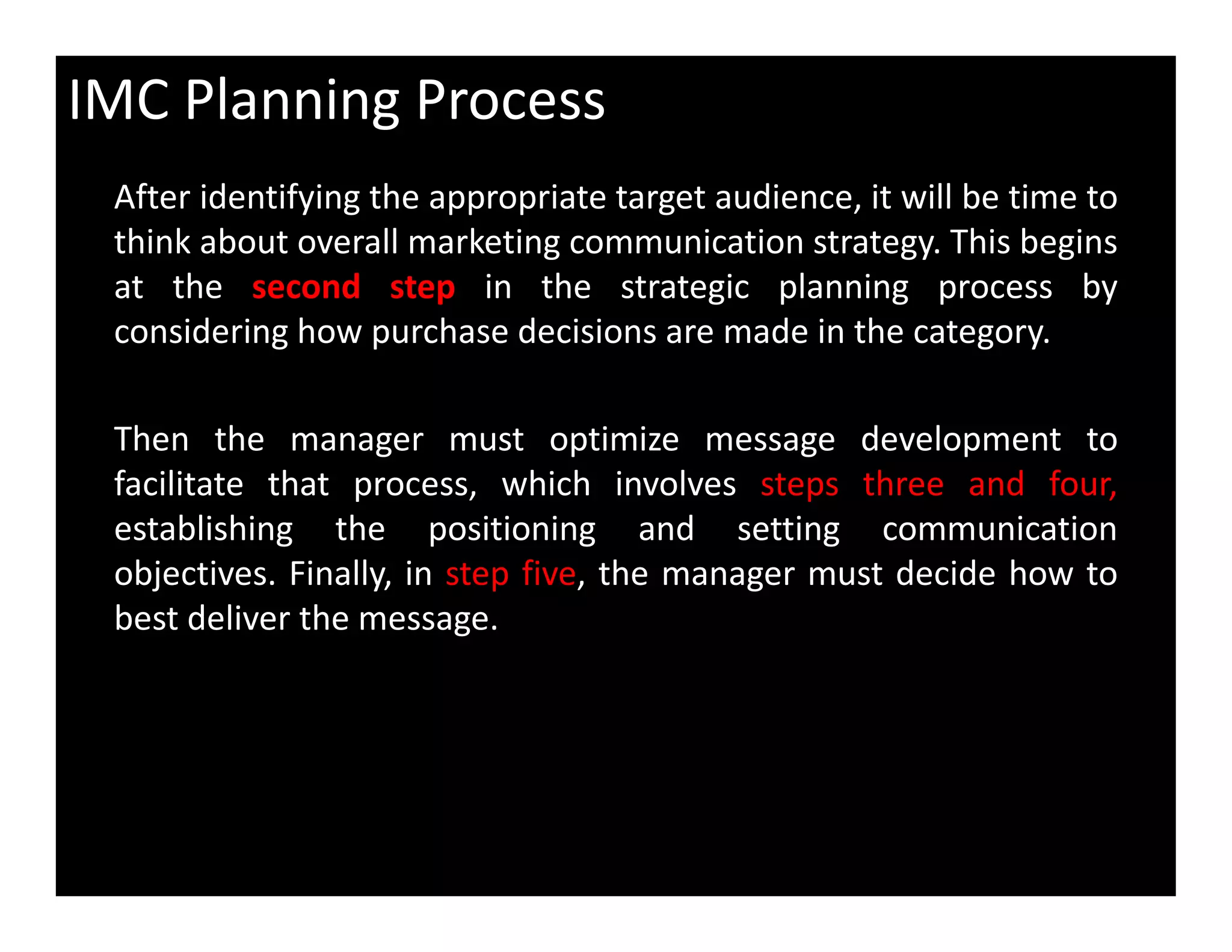 2 imc planning process | PDF