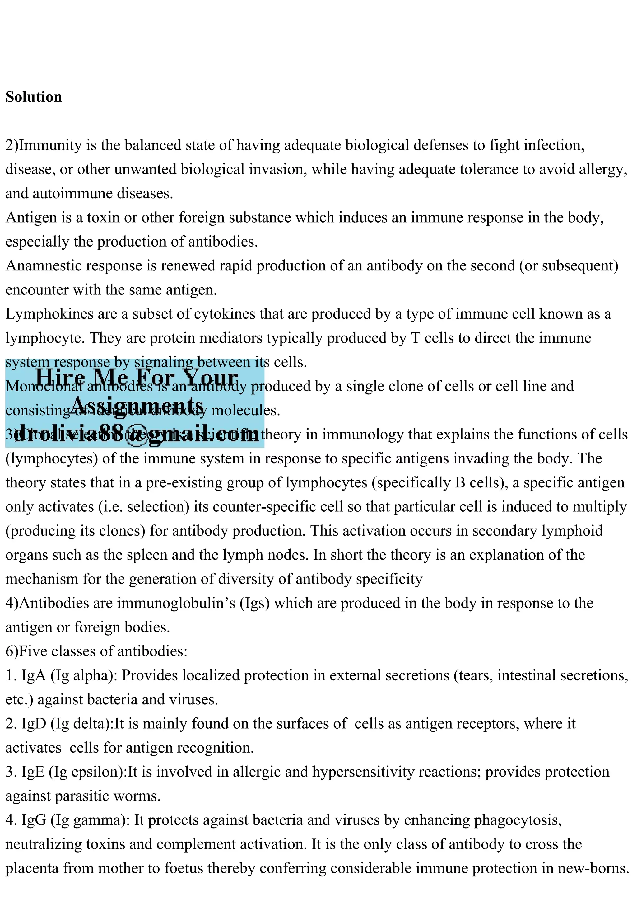 2)Immunity is the balanced state of having adequate biological defen.pdf