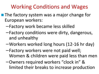 2 impact of the industrial revolution ppt | PPT
