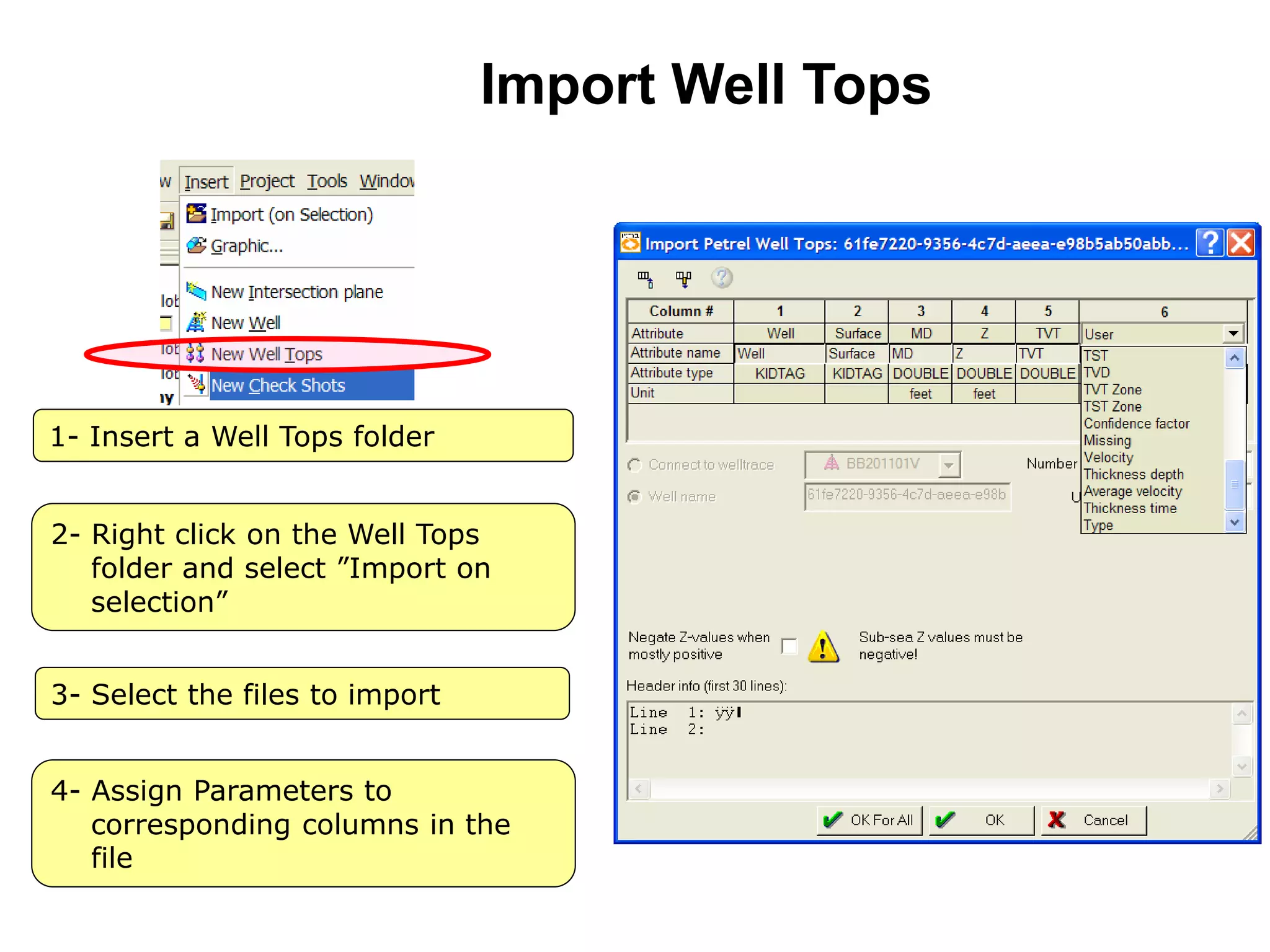 import data to model | PPT