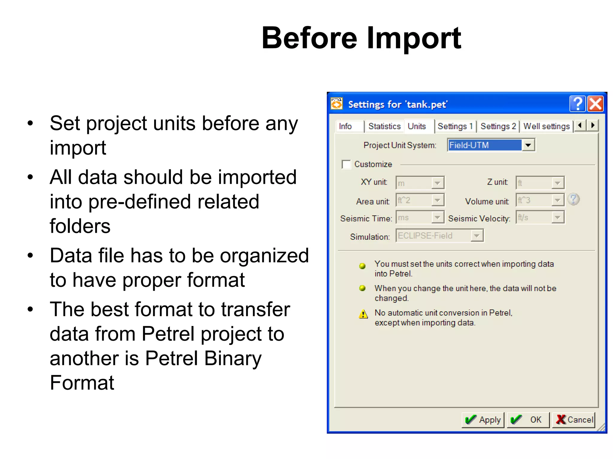 import data to model | PPT