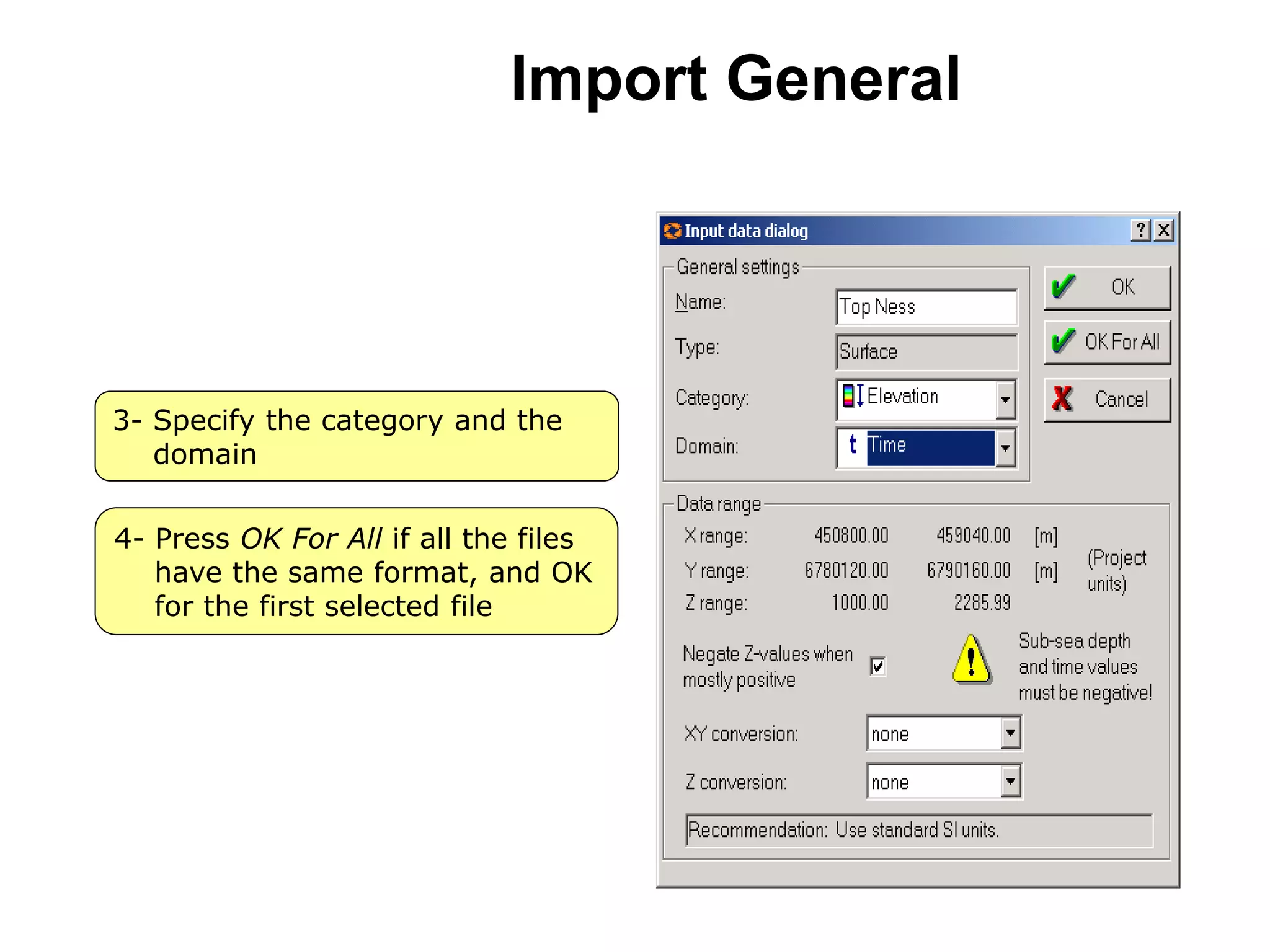 import data to model | PPT