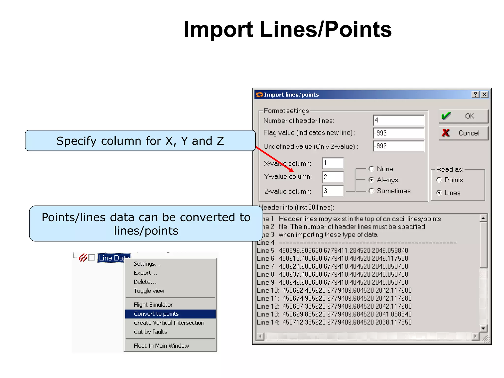 import data to model | PPT